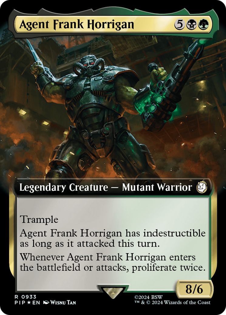 Agent Frank Horrigan (PIP-933) - Fallout: (Extended Art) Foil - Game Nerdz