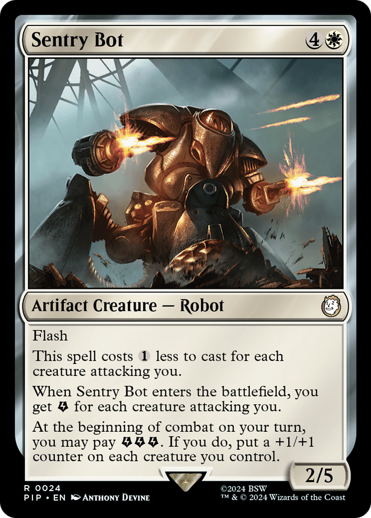 Sentry Bot (PIP-024) - Fallout Foil - Game Nerdz