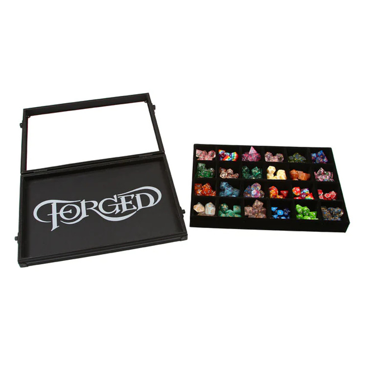 Forged Gaming: Deluxe Dice Box, Dice Tray, & Display Case - Game Nerdz
