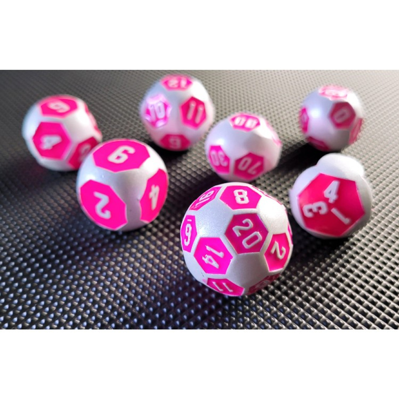 Forged Gaming Divas Mech Metal Rpg Dice Set 7ct Game Nerdz