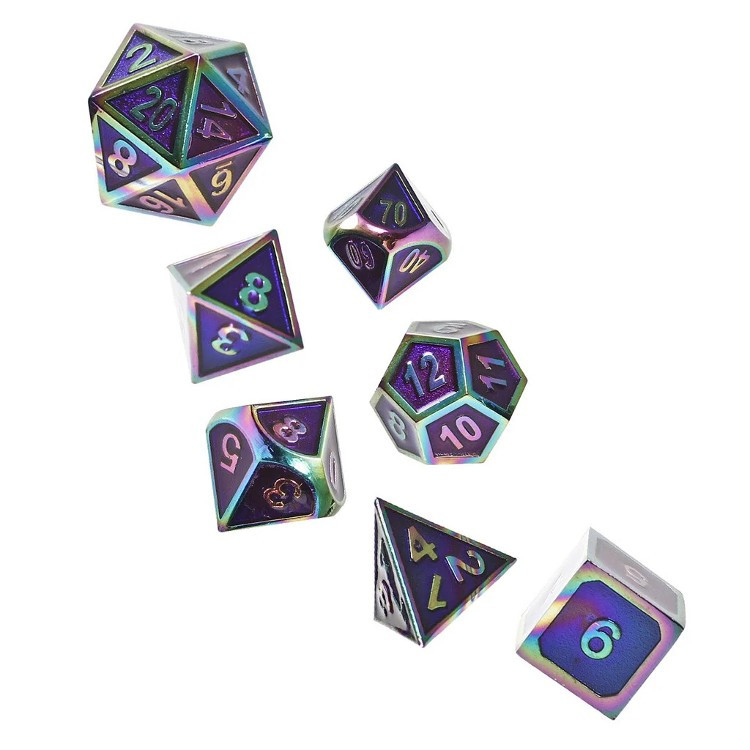 Forged Gaming: Imperial Magic - Polyhedral Metal Dice Set (7ct) - Game ...
