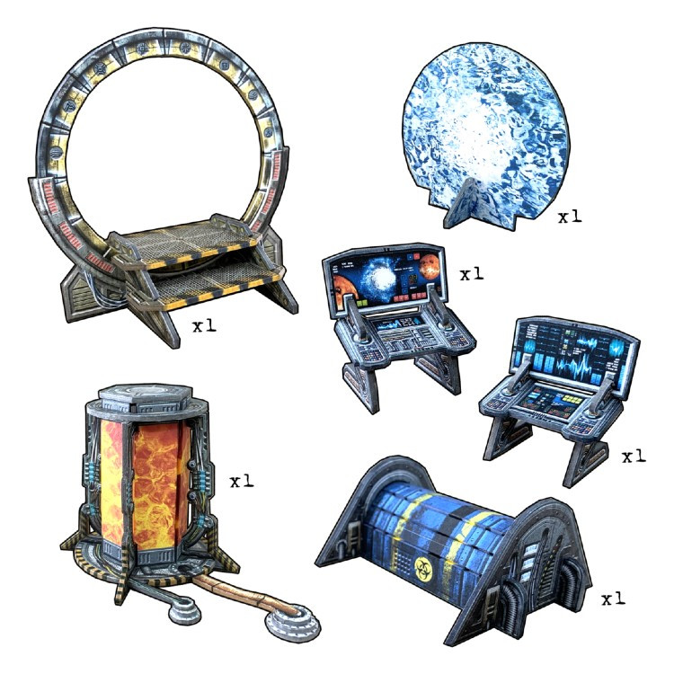 Battle Systems Terrain: Sci-Fi Dimension Gate - Game Nerdz