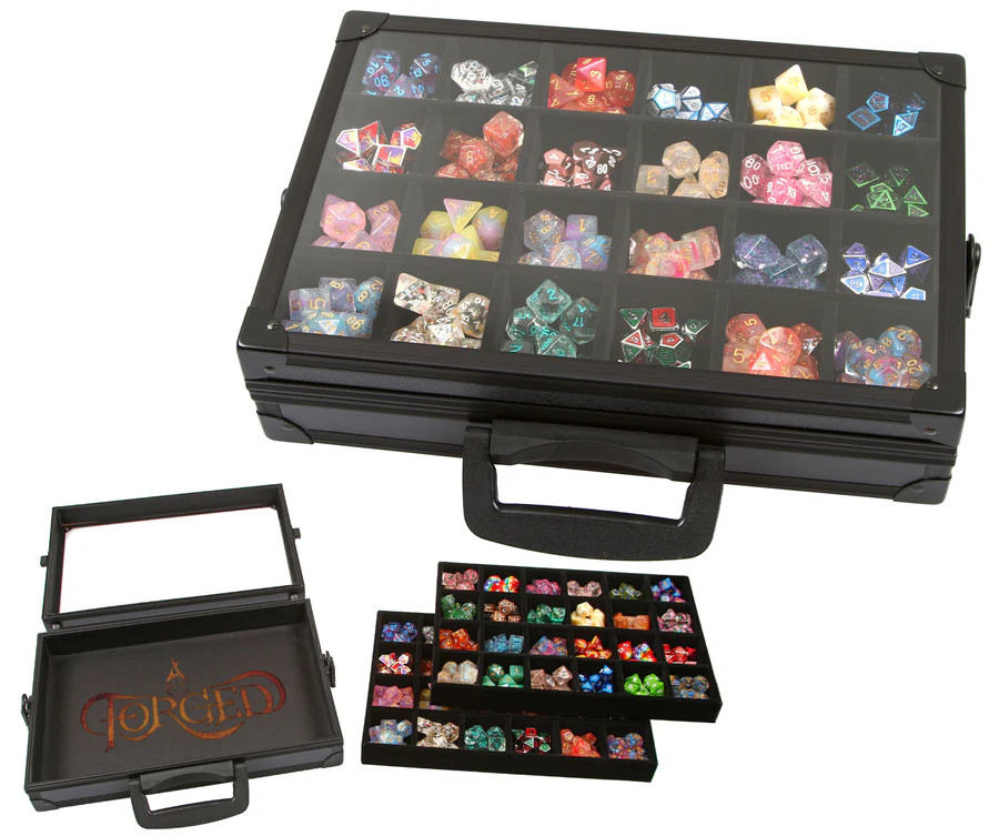 Forged Gaming: Dice Display Case (Holds up to 480 dice) - Game Nerdz