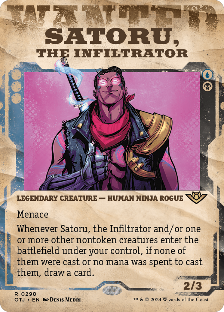 Satoru, the Infiltrator (OTJ-298) - Outlaws of Thunder Junction ...