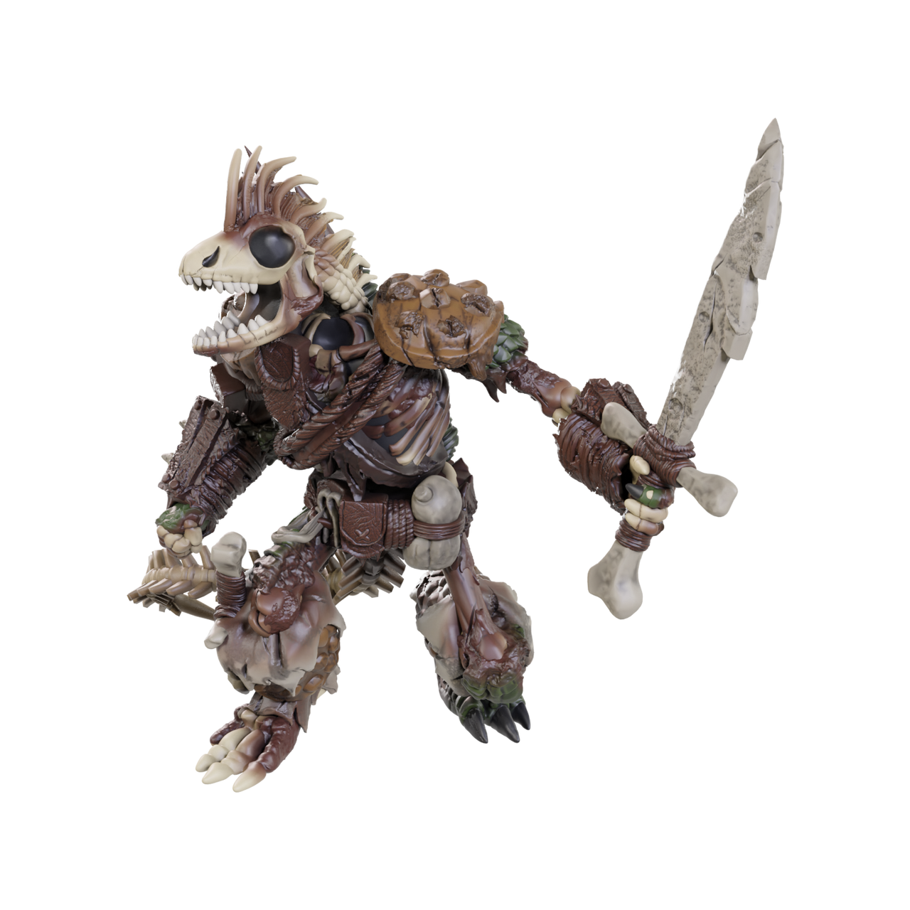 Dungeons & Dragons Nolzur's Marvelous Miniatures: Lizardfolk Skeleton ...