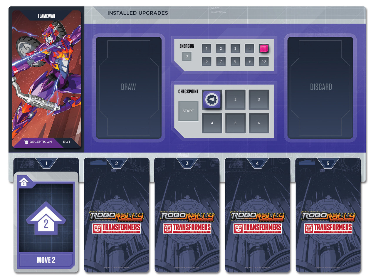 Robo Rally: Transformers - Game Nerdz