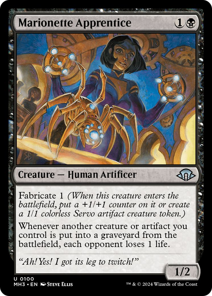 Marionette Apprentice (MH3-100) - Modern Horizons 3 Foil - Game Nerdz