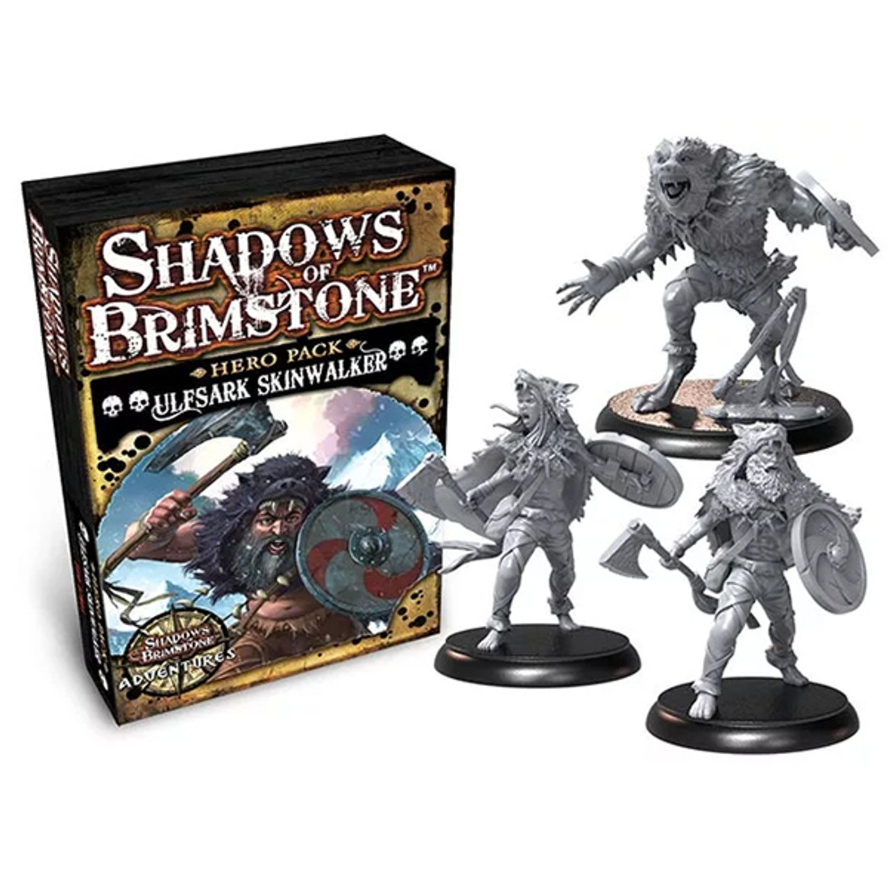 Shadows of Brimstone: Ulfsark Skinwalker Hero Pack - Game Nerdz