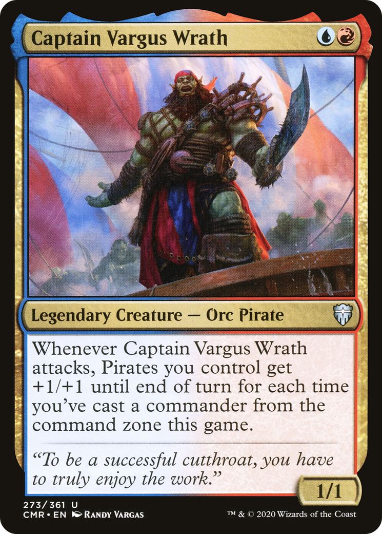 Captain Vargus Wrath (CMR-273) - Commander Legends - Game Nerdz