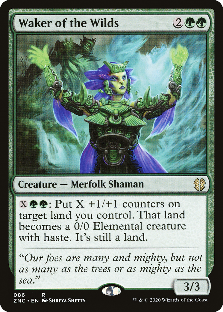 Waker of the Wilds (ZNC-086) - Zendikar Rising Commander - Game Nerdz