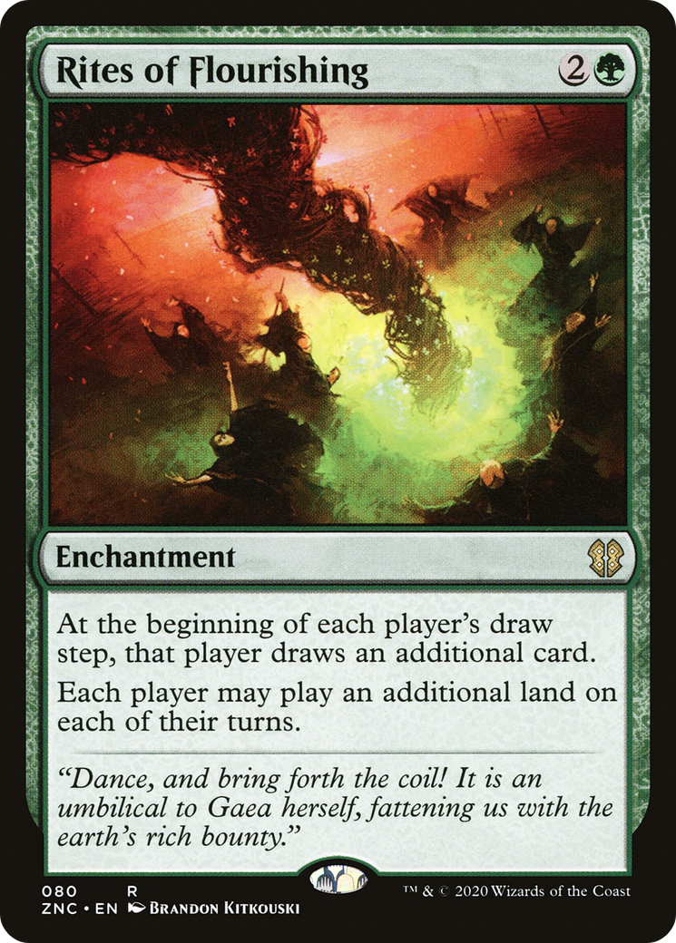 Rites of Flourishing (ZNC-080) - Zendikar Rising Commander - Game Nerdz