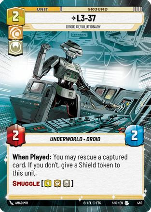 L3-37 - Droid Revolutionary (Hyperspace) (465) - Shadows of the Galaxy ...