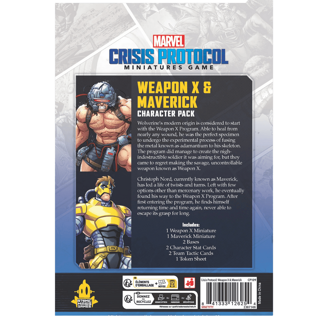 Marvel Crisis Protocol: Weapon X & Maverick - Character Pack - Game Nerdz