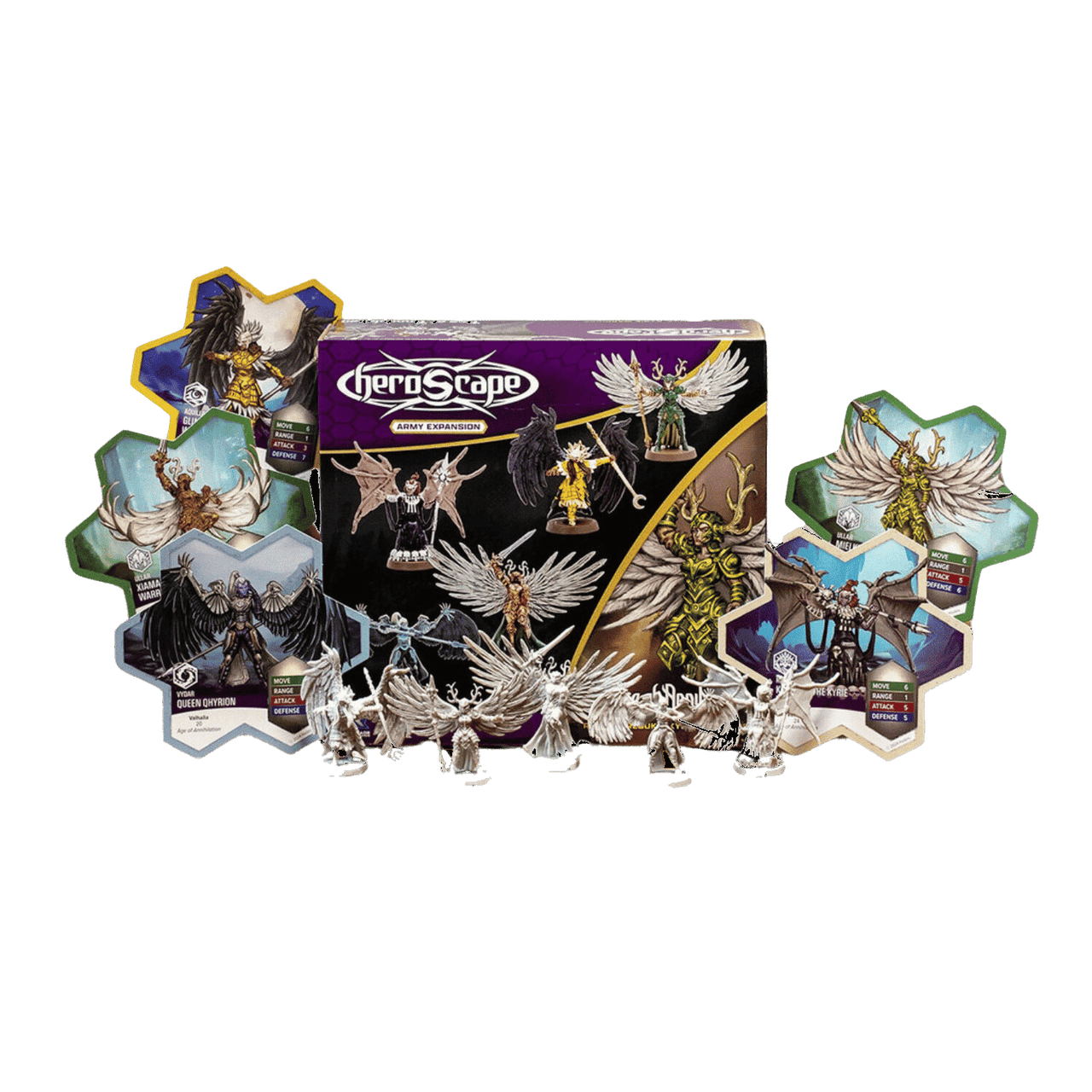 Heroscape: Revna's Rebuke - Kyrie Warriors - Army Expansion - Game Nerdz