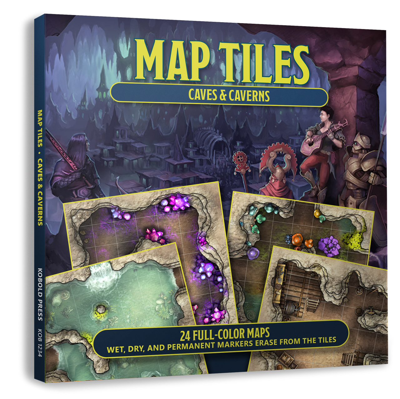 Map Tiles: Caves & Caverns - Game Nerdz