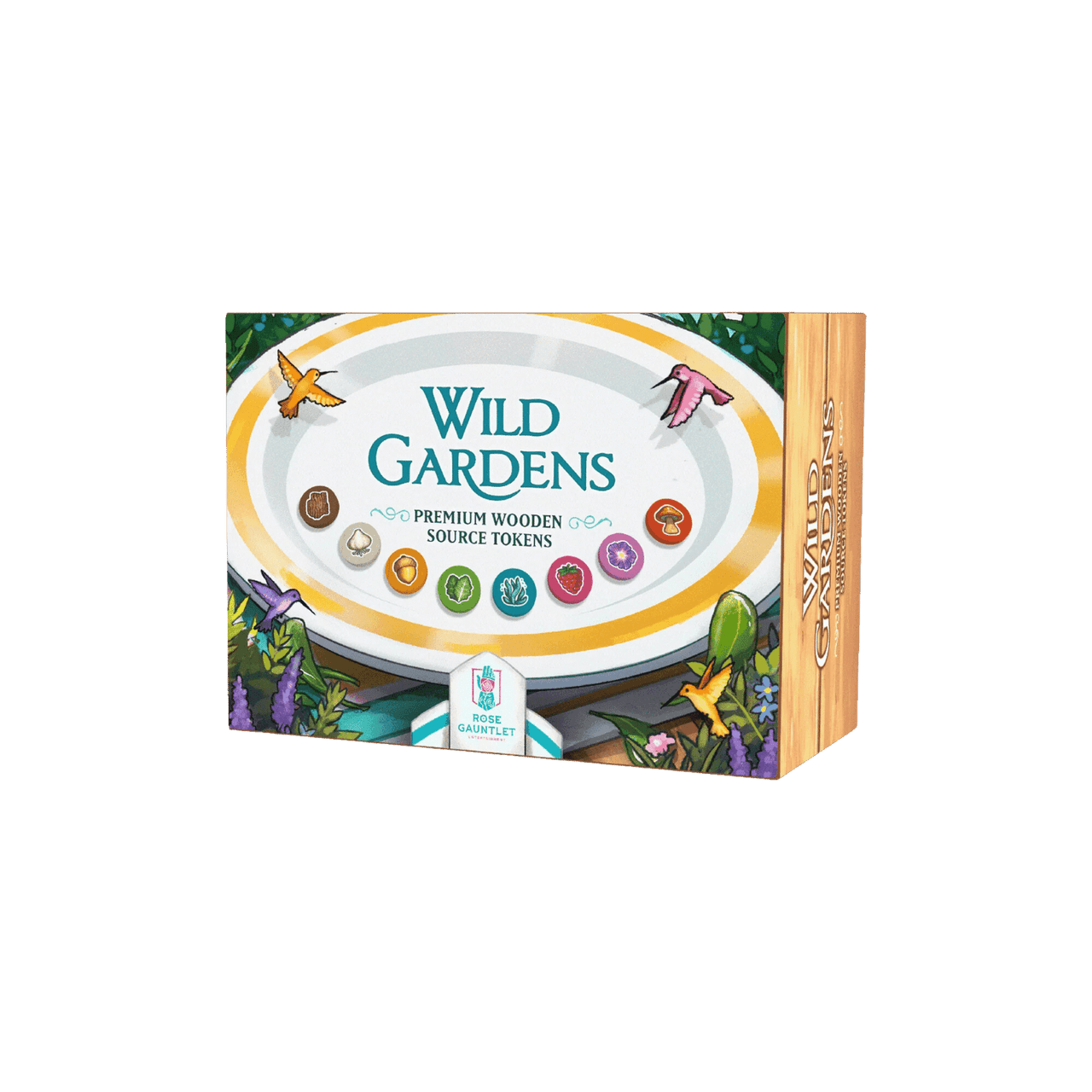 Wild Gardens: Premium Wooden Source Tokens - Game Nerdz