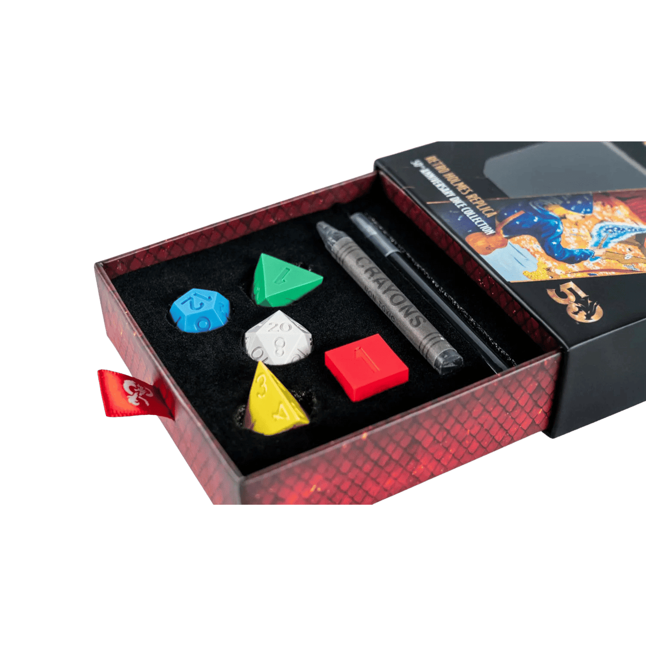 Dungeons & Dragons 50th Anniversary: Retro Holmes Replica - Dice Set ...
