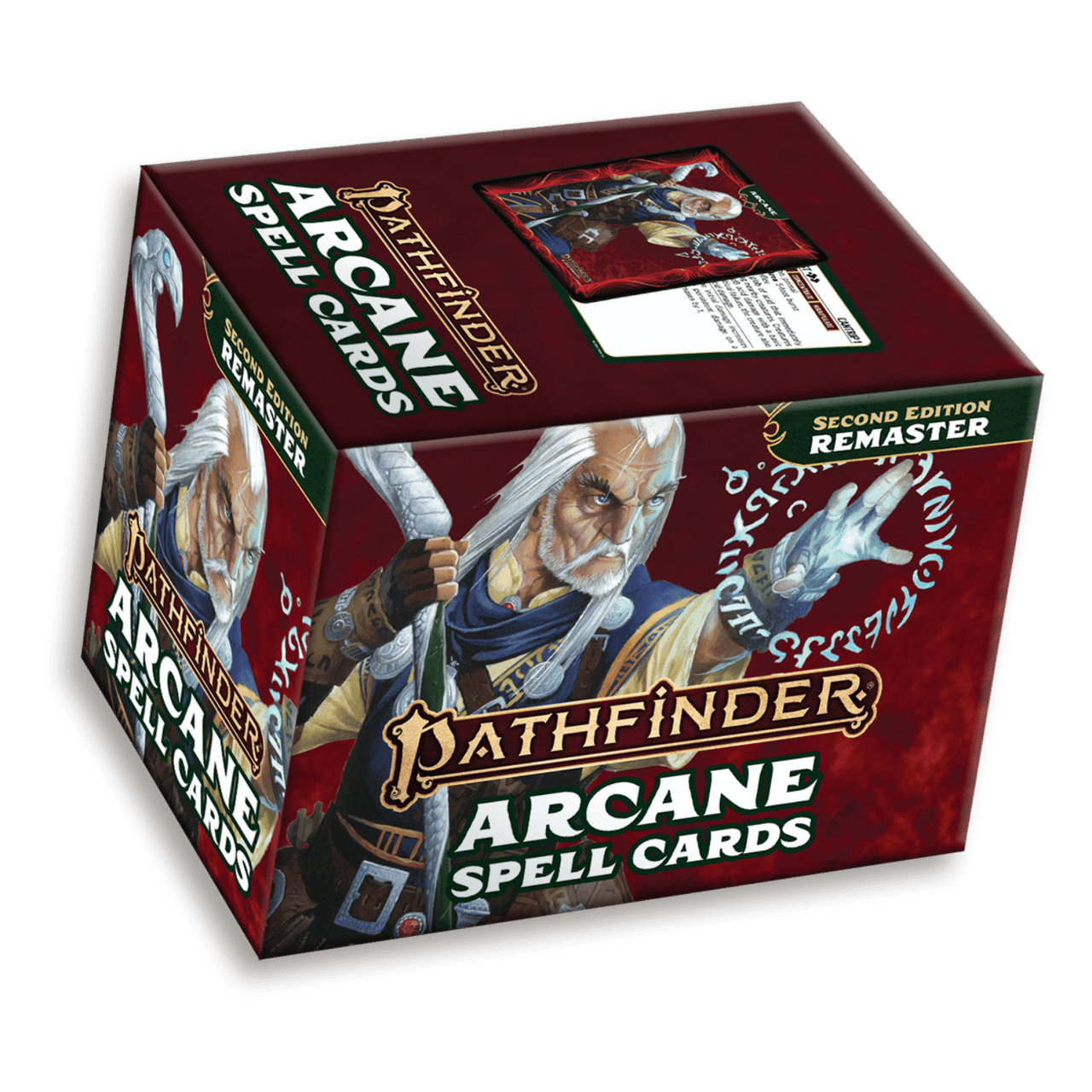 Pathfinder RPG 2nd Edition: Arcane Spell Cards (Remastered) - Game Nerdz