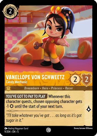 Vanellope von Schweetz - Candy Mechanic (9/204) - Shimmering Skies ...