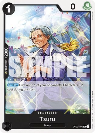 Tsuru (OP02-106) Starter Deck 19: BLACK Smoker - Game Nerdz