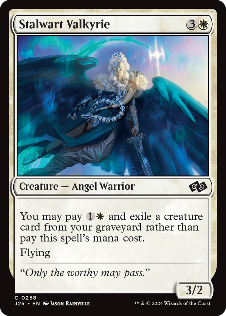 Stalwart Valkyrie (J25-258) - Foundations Jumpstart - Game Nerdz
