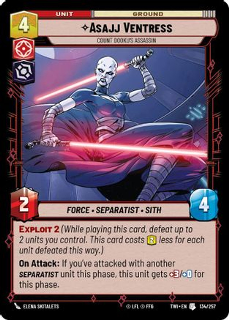 Asajj Ventress Count Dookus Assassin 134 257 Twilight Of The