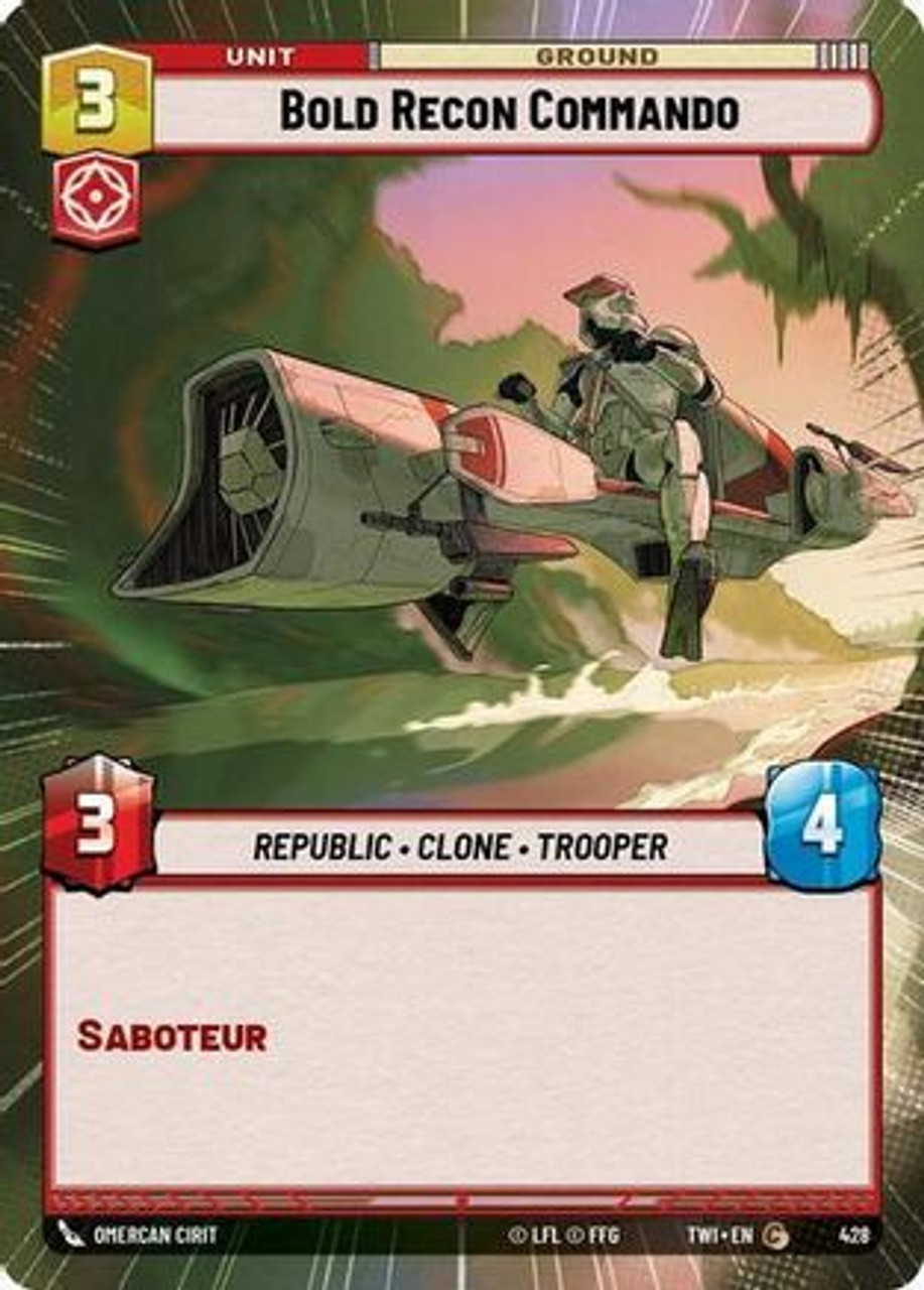 Bold Recon Commando Hyperspace 428 Twilight Of The Republic