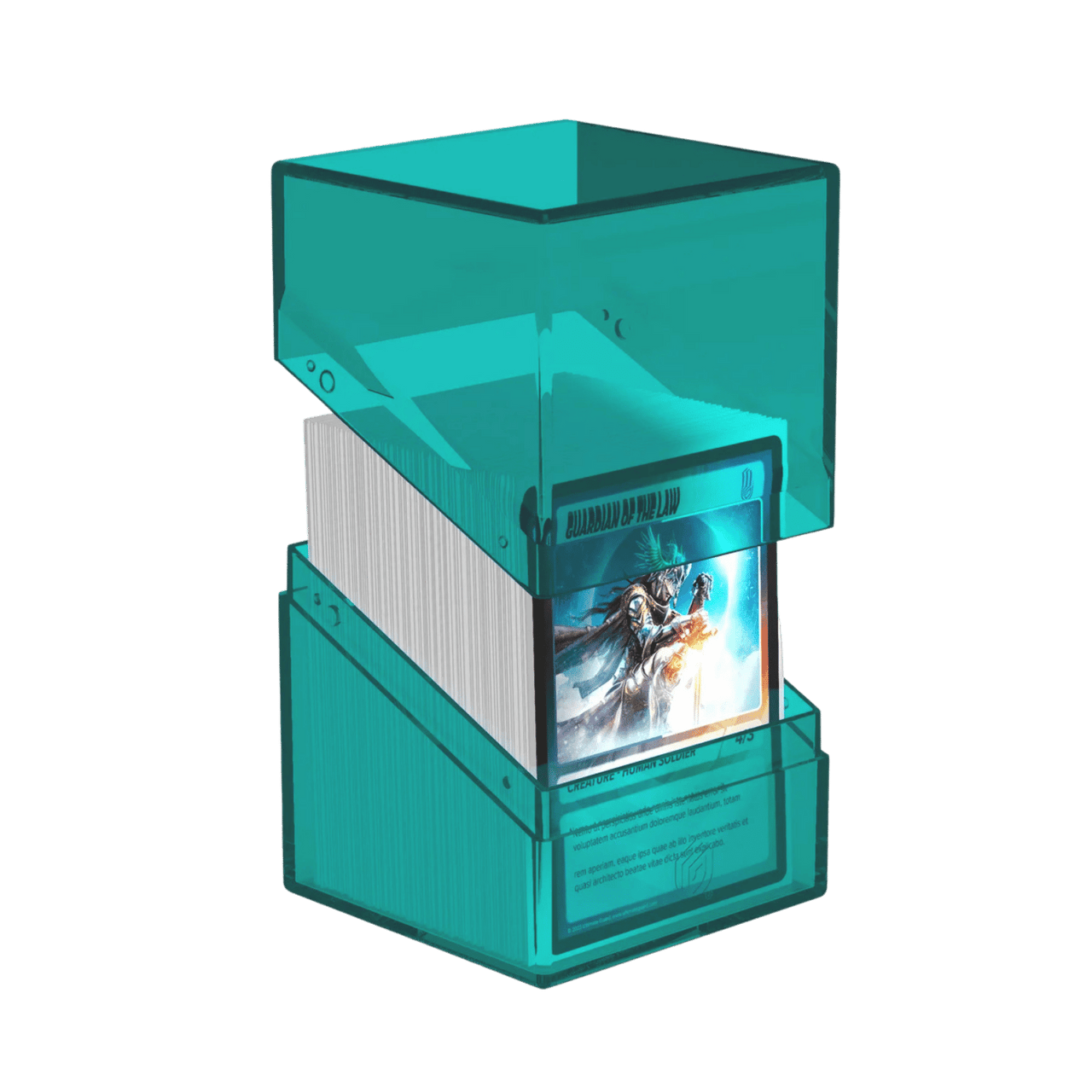 Ultimate Guard Deck Box: Clear - Malachite - Boulder 100+ - Game Nerdz