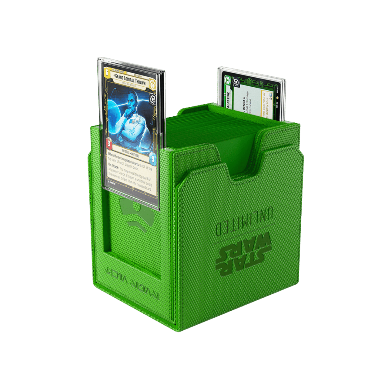 Gamegenic Deck Box: Star Wars Unlimited - Twin Suns Deck Pod - Green ...