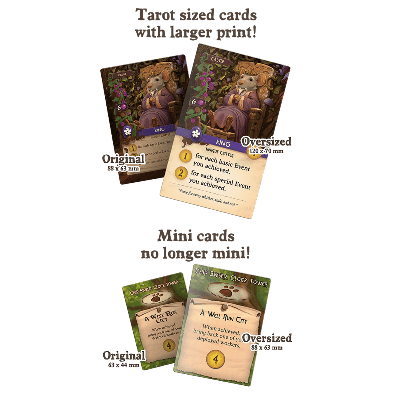 Everdell: Core Oversized Cards - Game Nerdz
