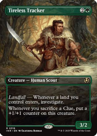 Tireless Tracker (Borderless) (INR-318) - Innistrad Remastered Foil ...