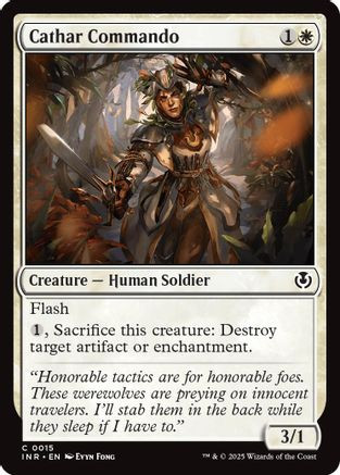 Cathar Commando (INR-015) - Innistrad Remastered - Game Nerdz