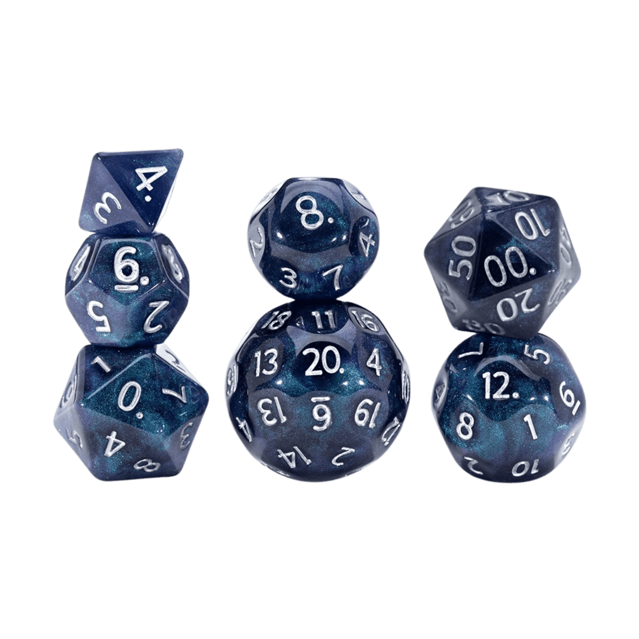 Double Dice: "Roll Twice as Well!" - Mirror Universe (7ct) - Game Nerdz
