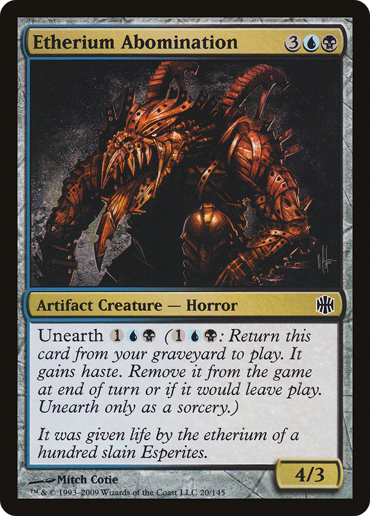 Etherium Abomination (ARB-020) - Alara Reborn Foil - Game Nerdz