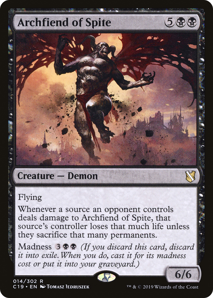 Archfiend of Spite (C19-014) - Commander 2019 - Game Nerdz