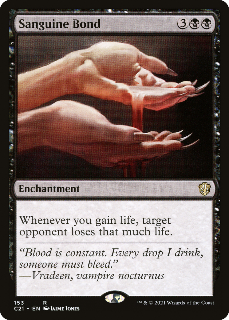Sanguine Bond (C21-153) - Commander 2021 - Game Nerdz