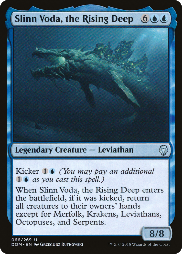 Slinn Voda, the Rising Deep (DOM-066) - Dominaria Foil - Game Nerdz