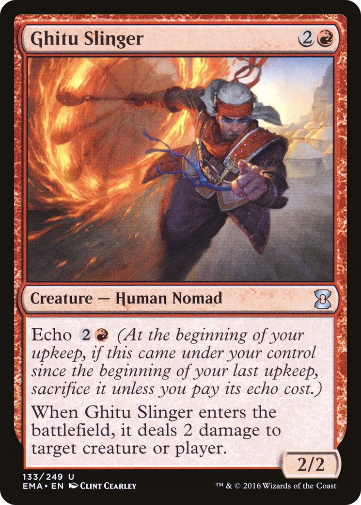 Ghitu Slinger (EMA-133) - Eternal Masters Foil - Game Nerdz