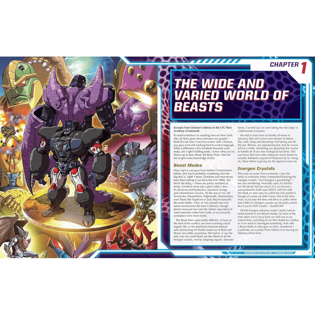 Transformers RPG: Technorganic Secrets - Sourcebook - Game Nerdz