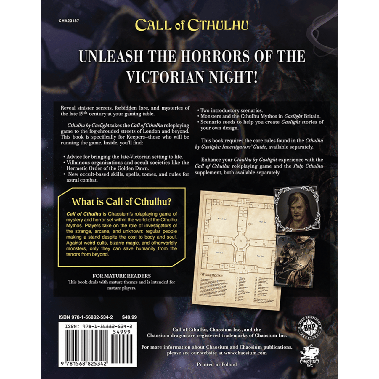 Call of Cthulhu 7th Edition RPG: Cthulhu by Gaslight - Keeper's Guide ...