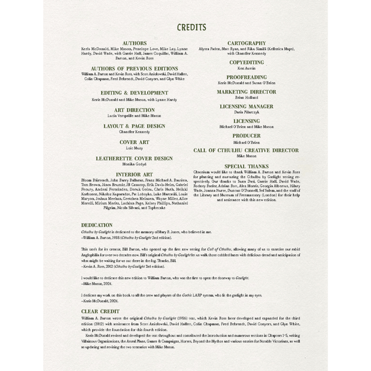 Call of Cthulhu 7th Edition RPG: Cthulhu by Gaslight - Keeper's Guide ...