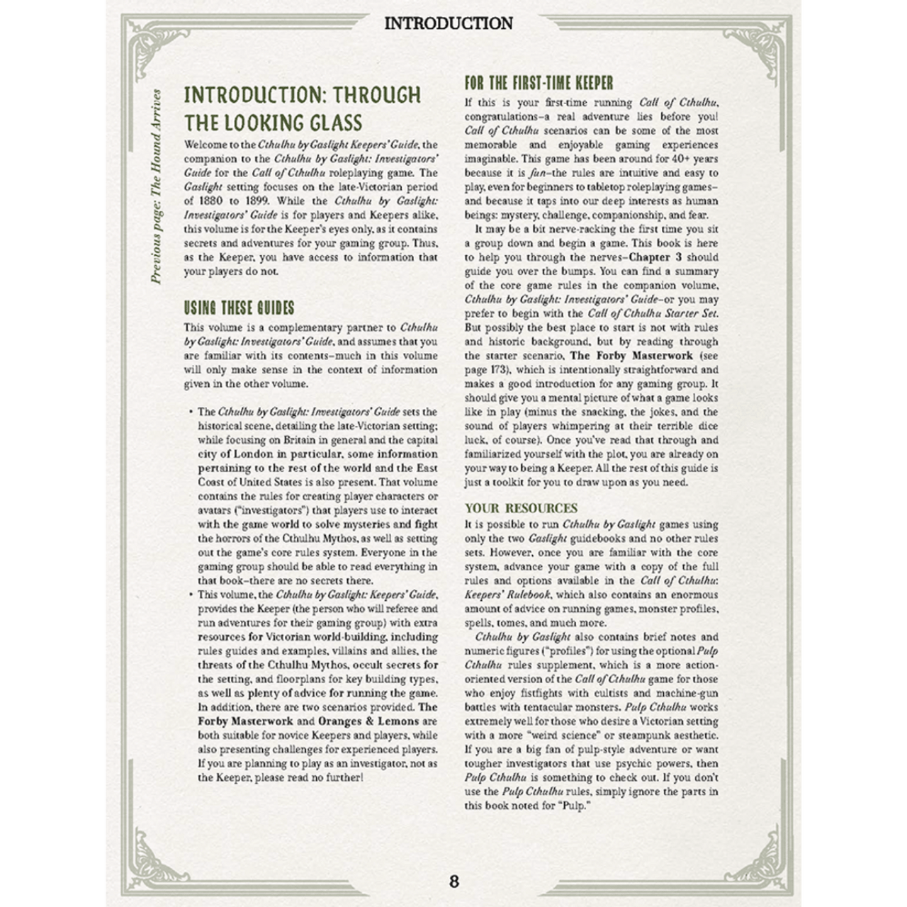 Call of Cthulhu 7th Edition RPG: Cthulhu by Gaslight - Keeper's Guide ...