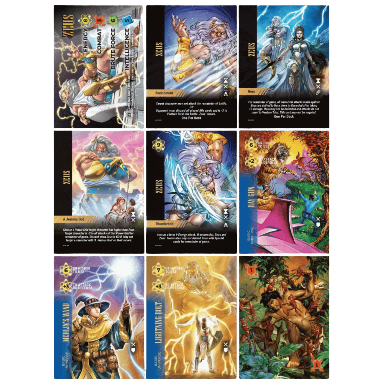 OverPower CCG: Edgar Rice Burroughs and the World Legends - Ungoldy Powers - Starter Deck ...