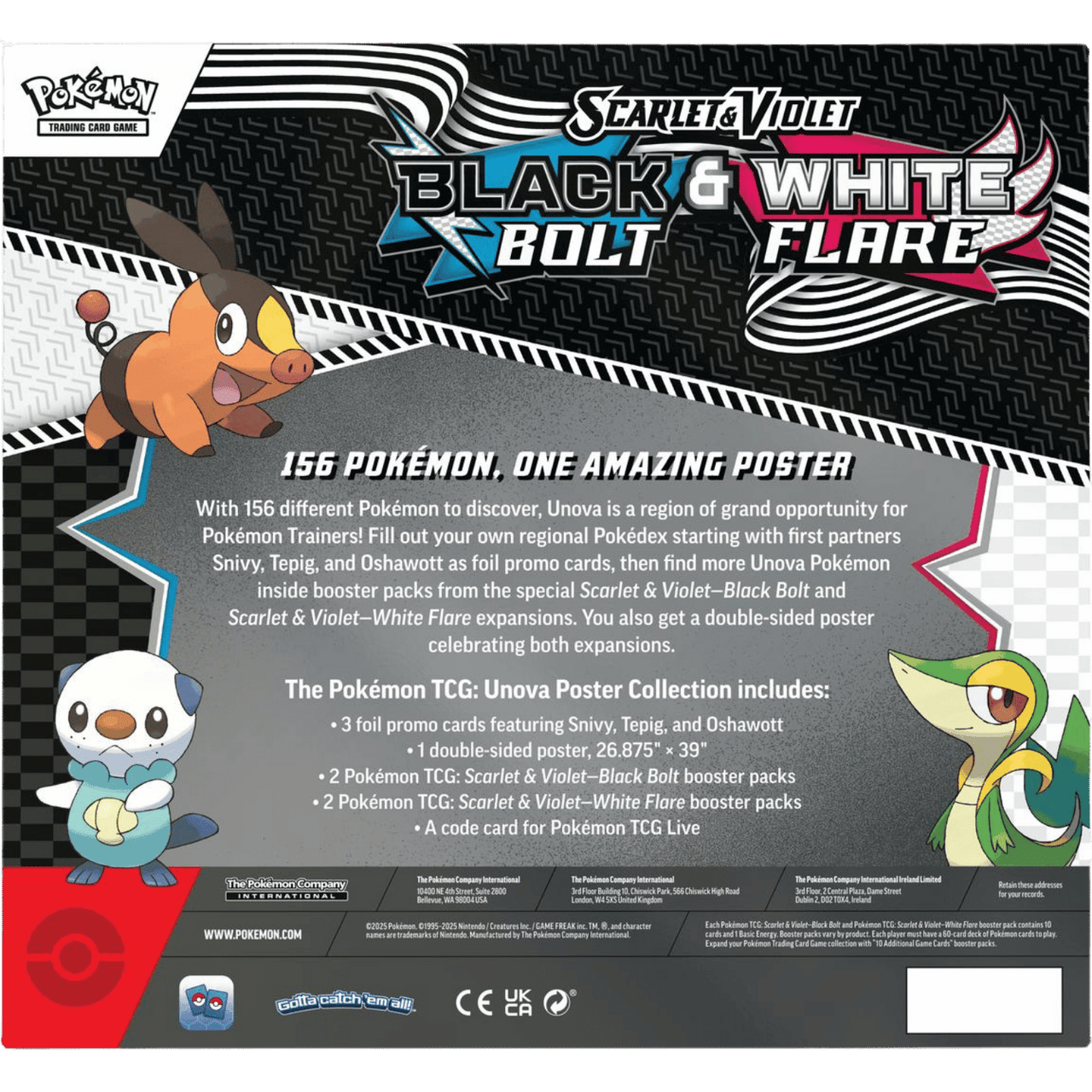 Pokemon: Scarlet & Violet - Black Bolt & White Flare - Poster ...