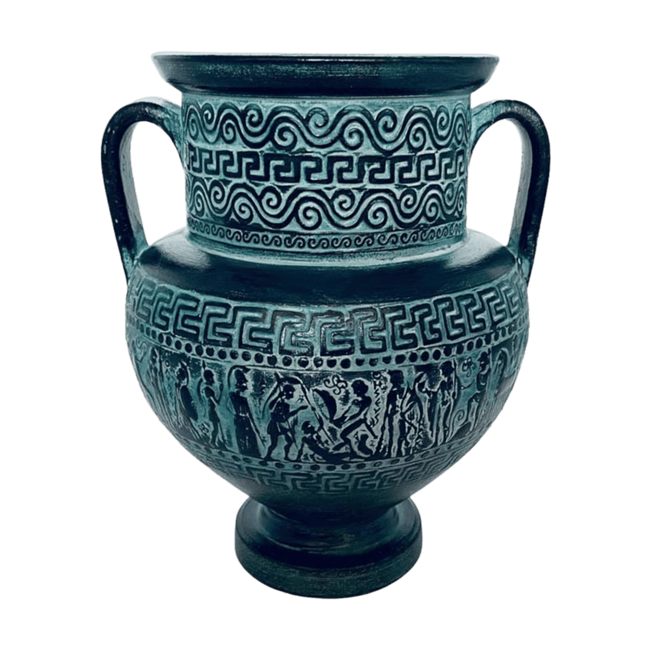 RPG 9 Dice Set: Grecian Vase - Verdigris - Game Nerdz