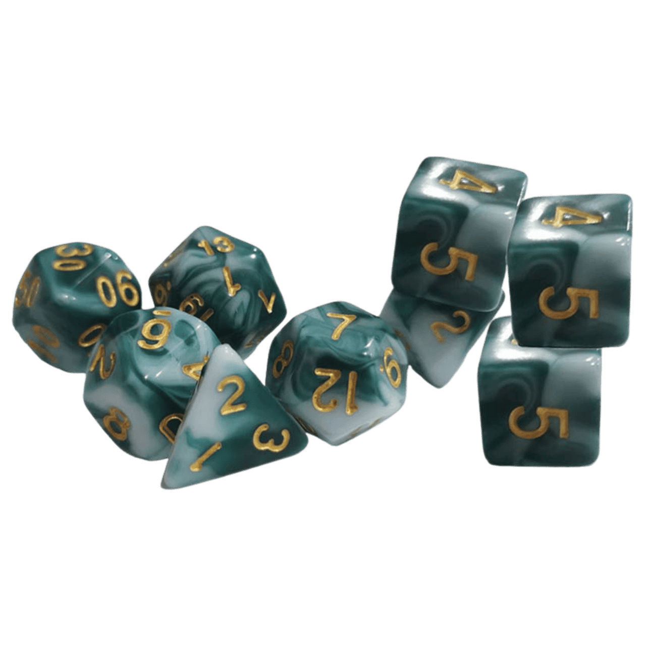 RPG 9 Dice Set: Thracian - Smoky Sacrifice - Game Nerdz