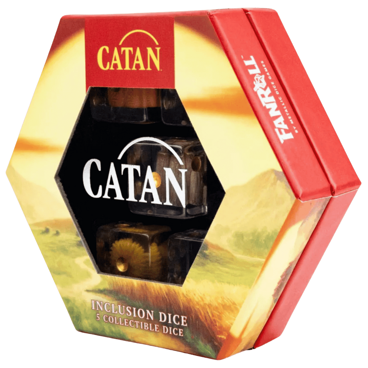 FanRoll: Catan - Inclusion Dice Set (5) - Game Nerdz