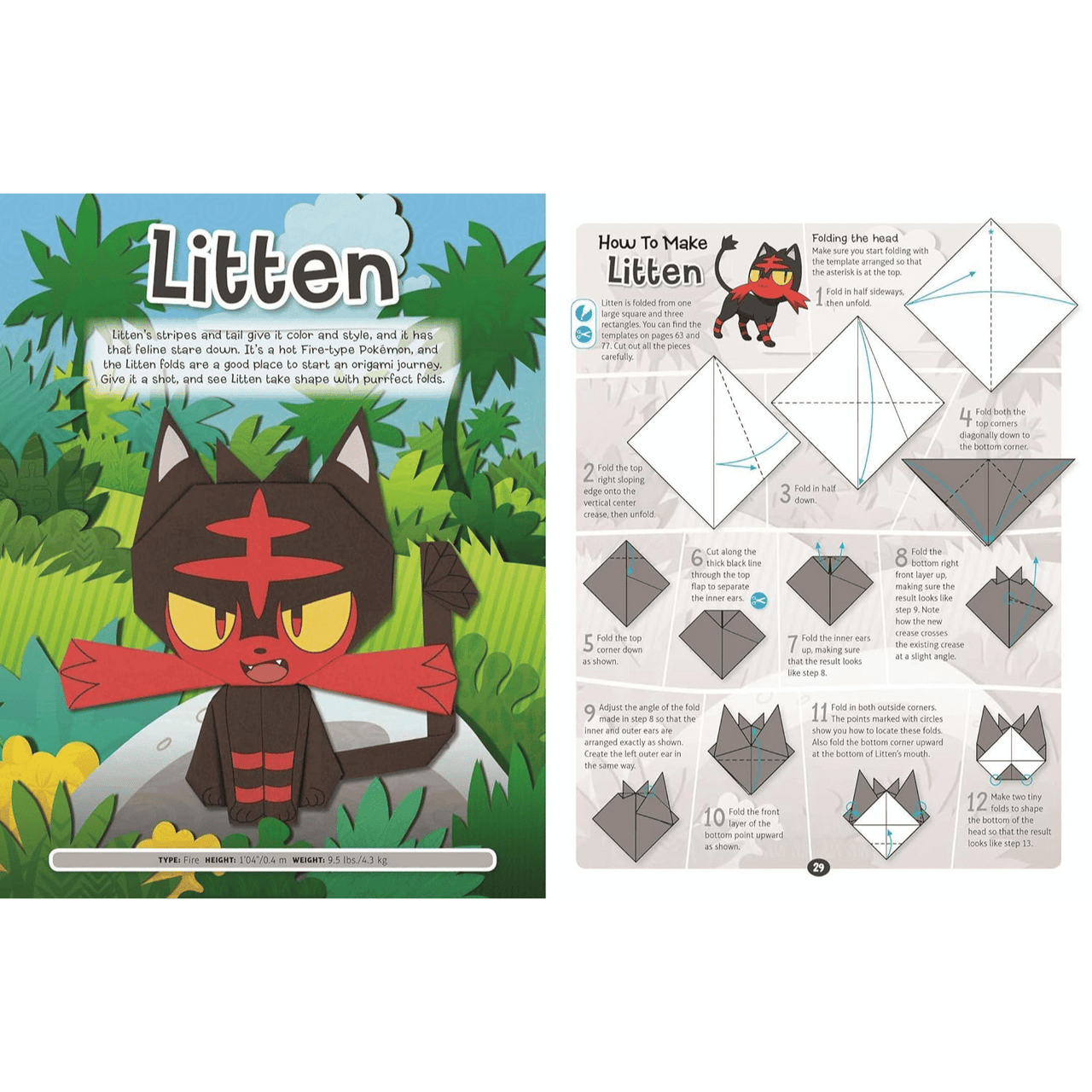 Crafts For Teens DIY Paper Cats Origami Kit, 50 Sheets DIY Origami ...