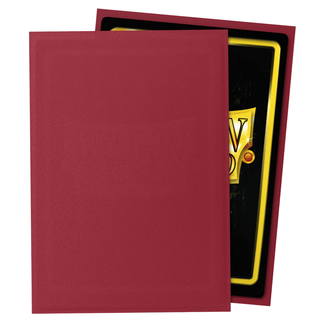 Dragon Shield: Non-Glare Matte Blood Red Card Sleeves (100ct) - Game Nerdz