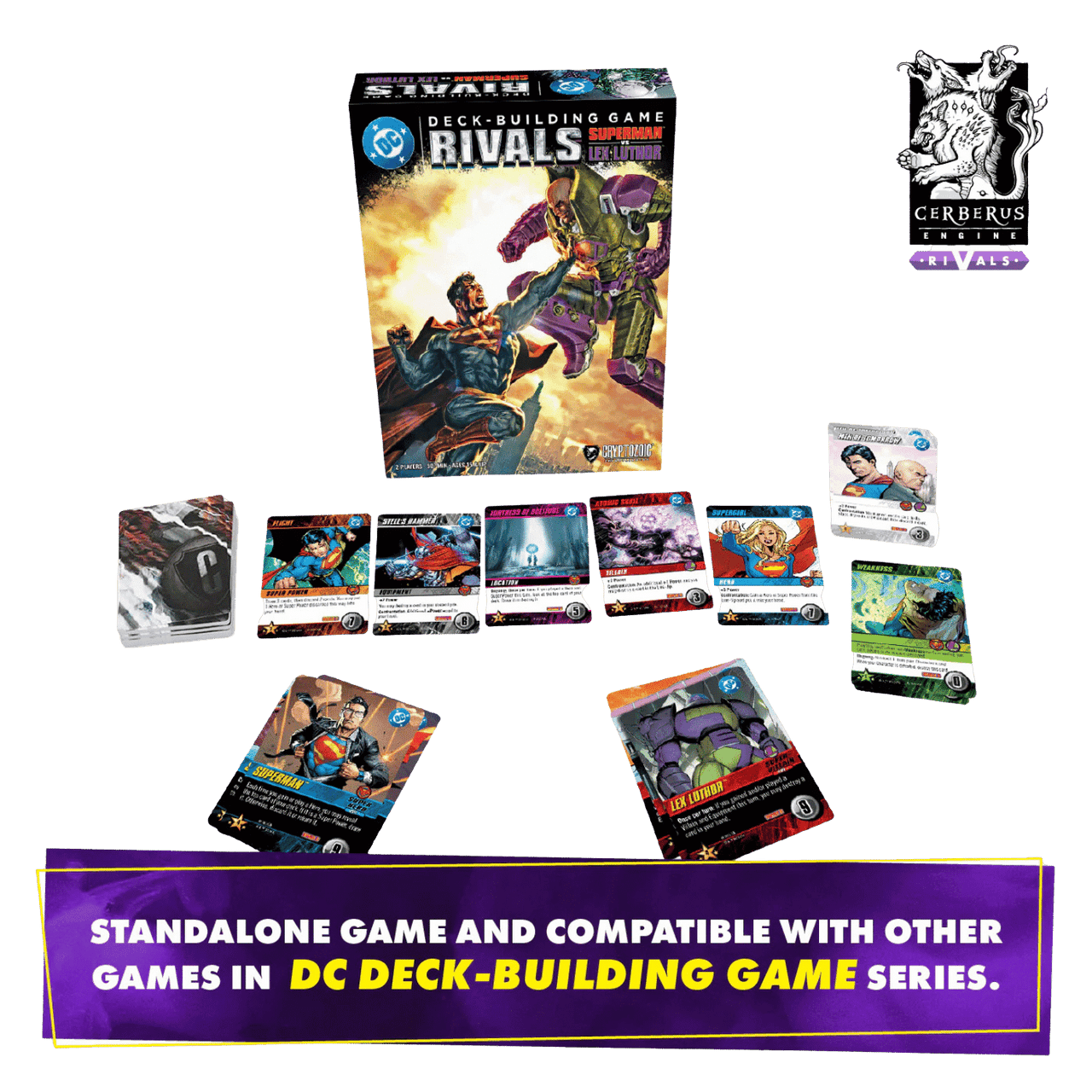 DC Comics DBG: Rivals - Superman vs Lex Luthor - Game Nerdz